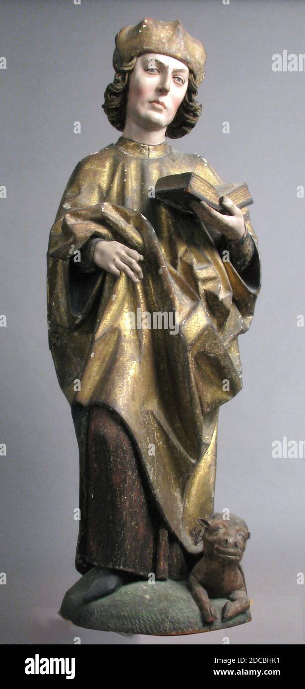 Saint Luke, German, late 15th century Stock Photo - Alamy