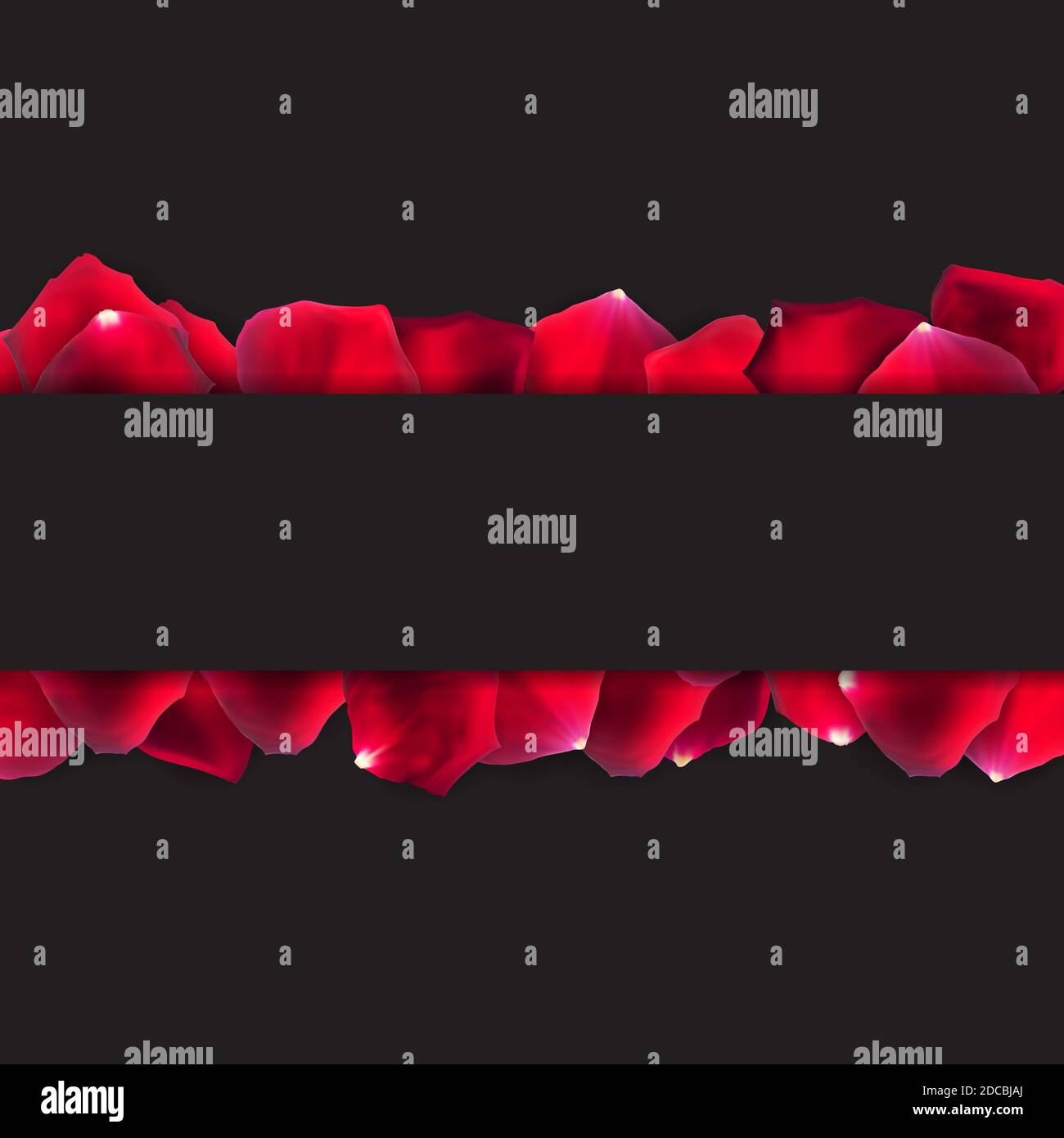 Abstract Natural Rose Petals Background Realistic Illustration Stock ...