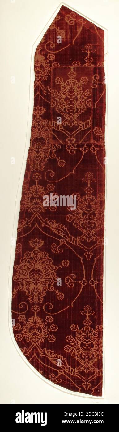 Textile with Pomegranate Motif, Italian, 15th century Stock Photo - Alamy