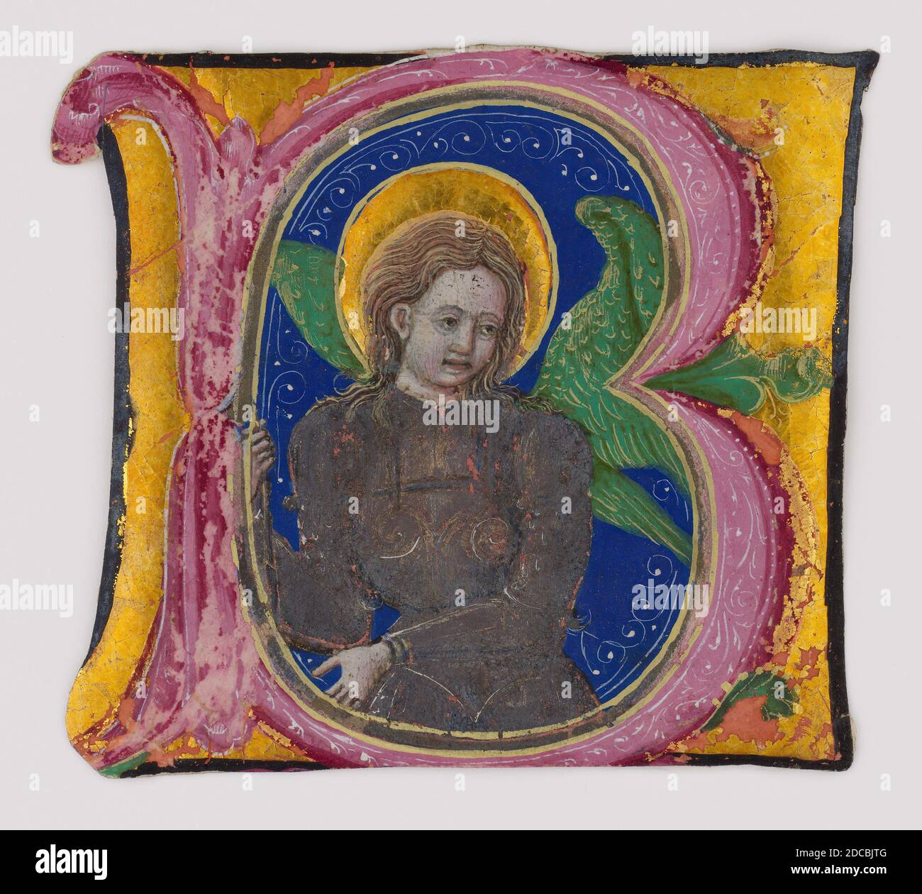 Medieval illuminated letter b hi-res stock photography and images - Alamy
