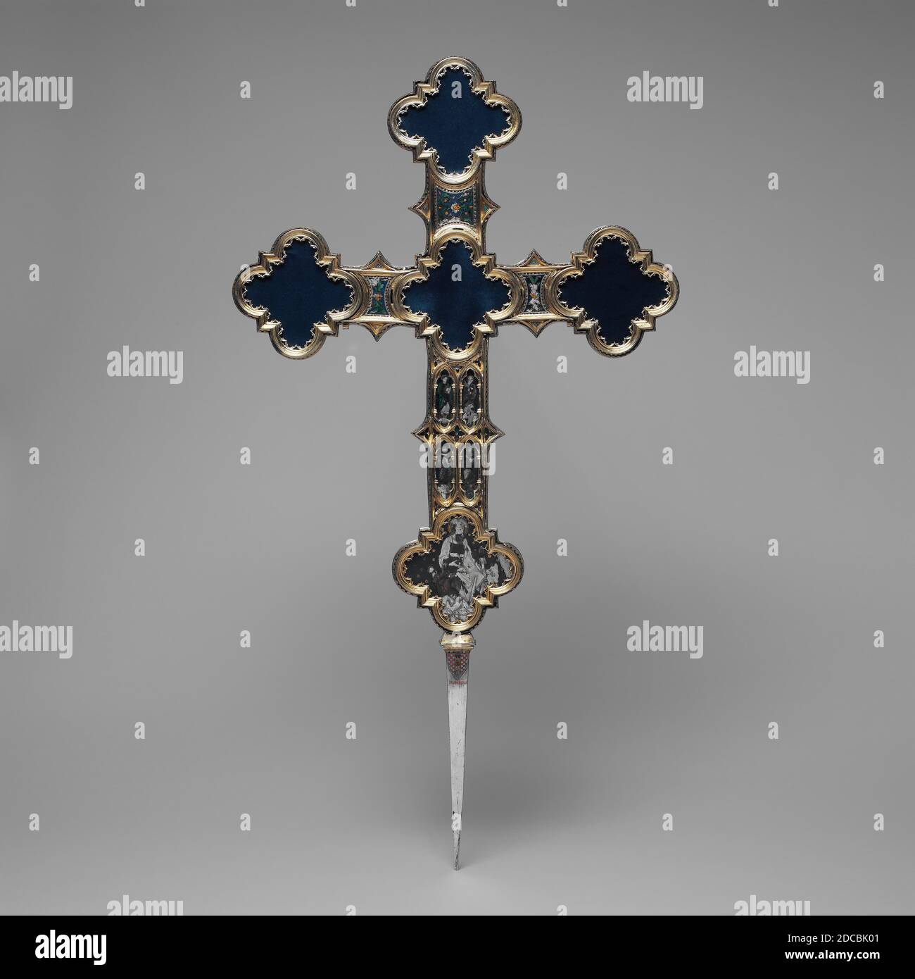 Processional Cross, Italian, 15th century Stock Photo - Alamy