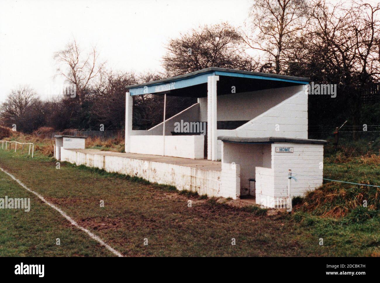 The main stand at Barkingside Football Club, Station Road, Barkingside ...