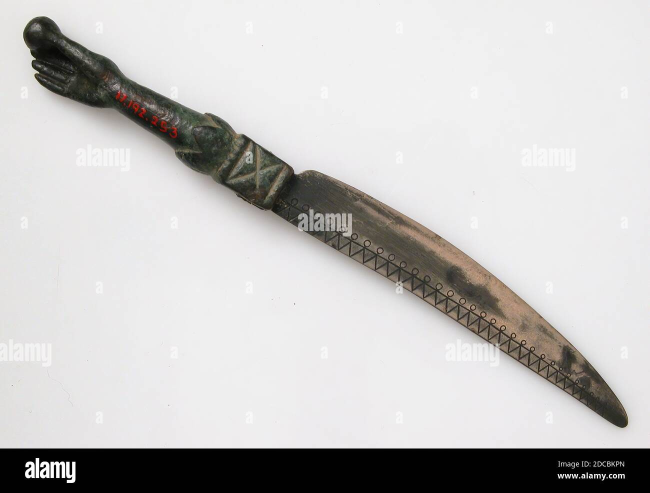 Knife with a Hand Holding an Orb, Late Roman, probably 3rd century ...