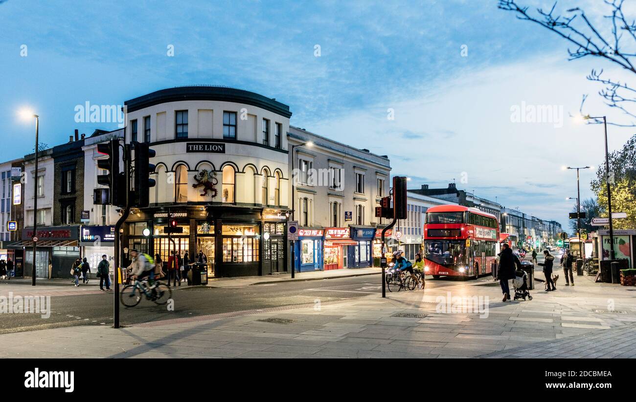 Archway at Night London UK Stock Photo - Alamy