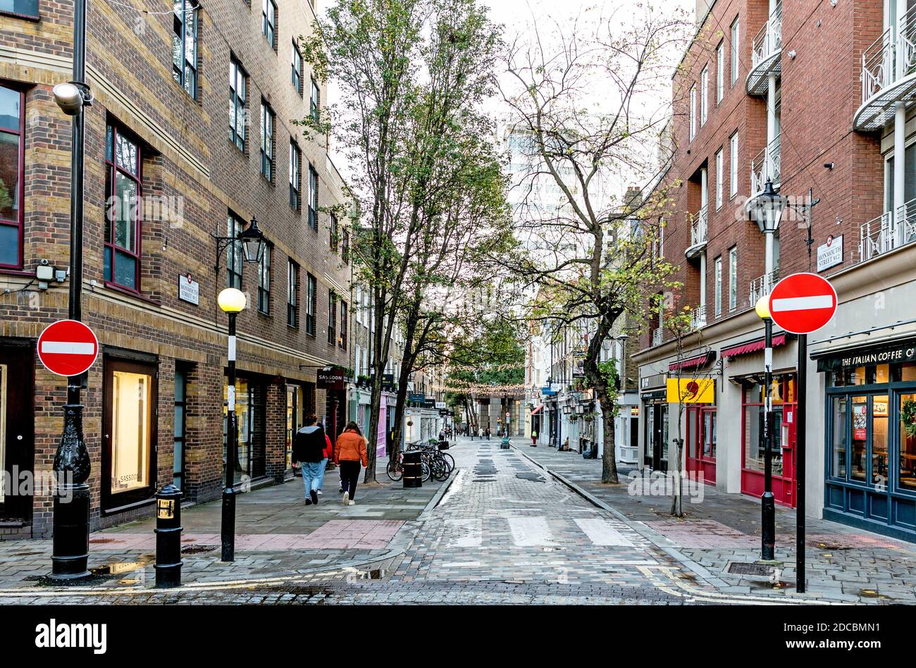 Monmouth Street The Seven Dials London UK Stock Photo - Alamy
