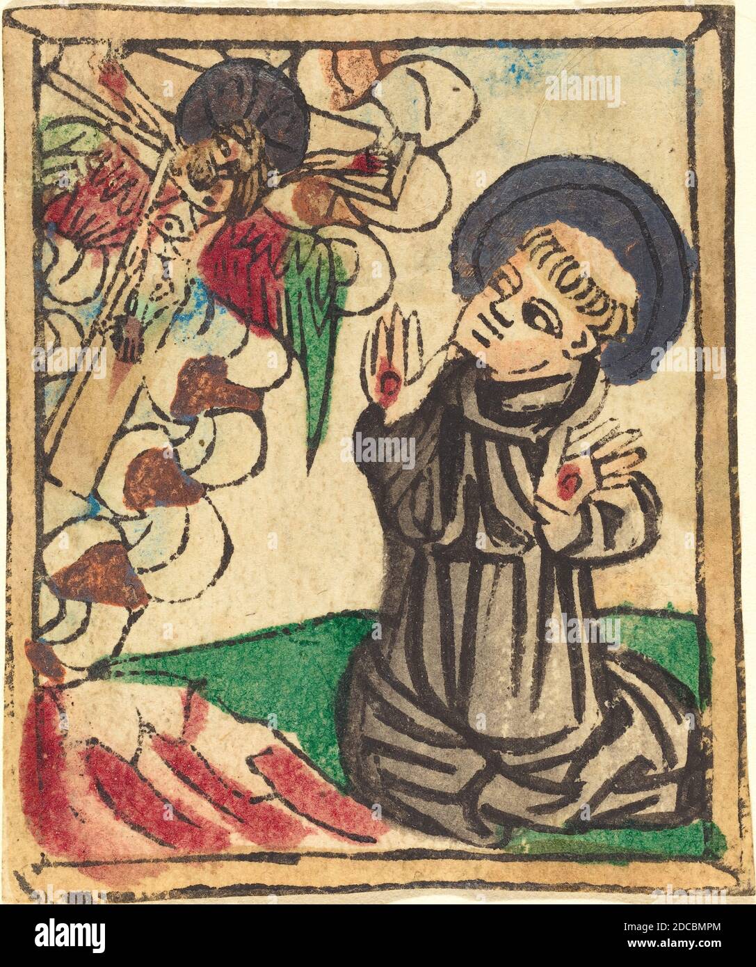 German 15th Century, (artist), Saint Francis of Assisi, Five Woodcuts ...
