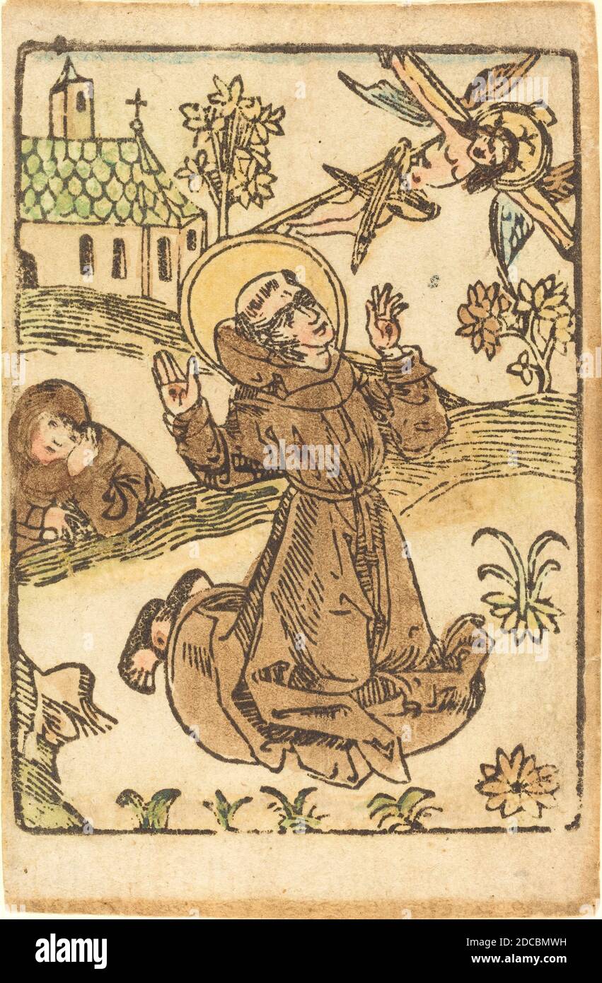 German 15th Century, (artist), Saint Francis Receiving the Stigmata, c ...