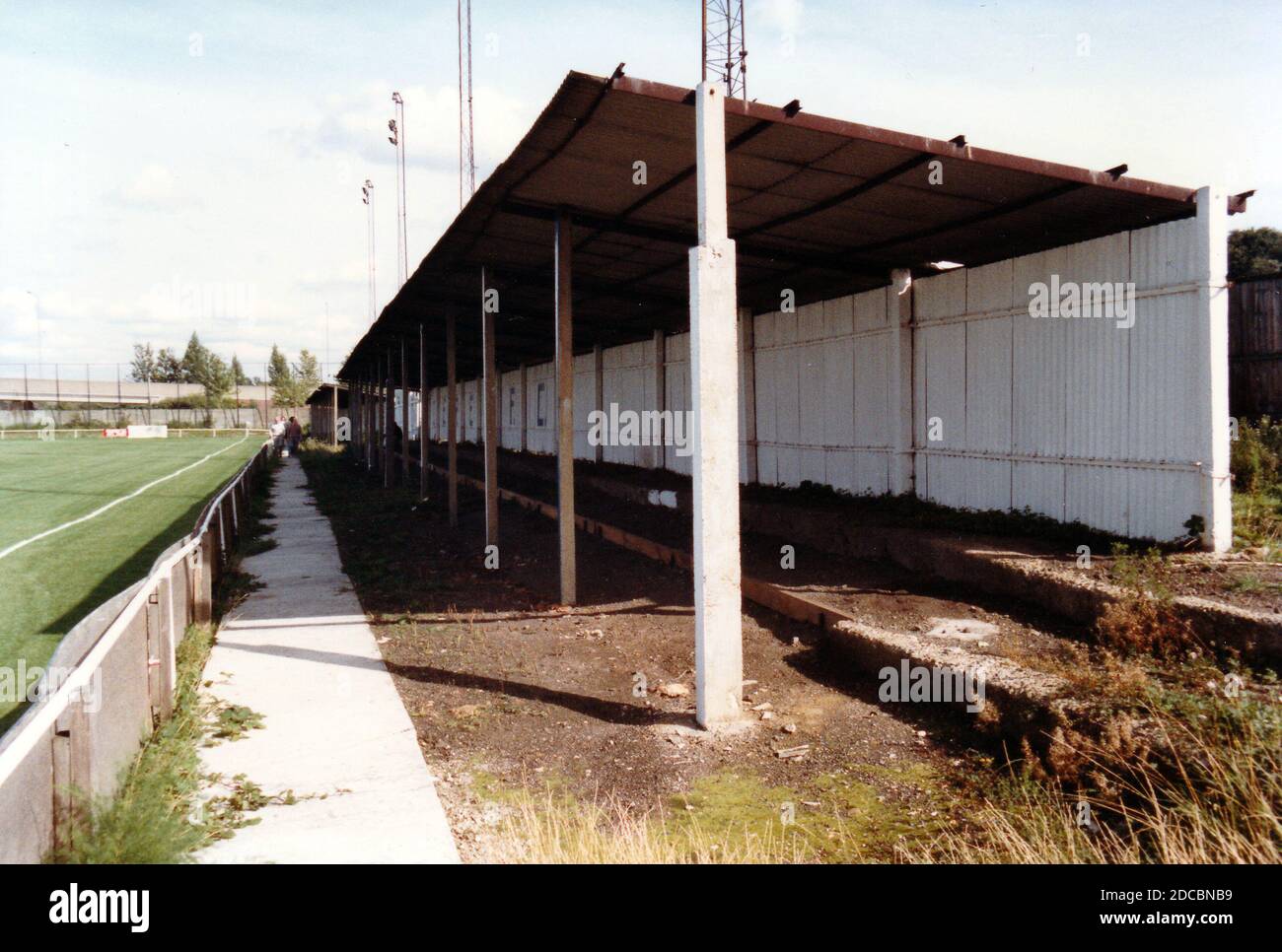 Covered terrace at Erith & Belvedere FC Football Ground, Park View ...