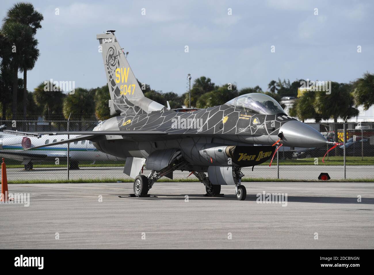 Fort Lauderdale FL, USA. 19th Nov, 2020. The General Dynamics F-16 ...