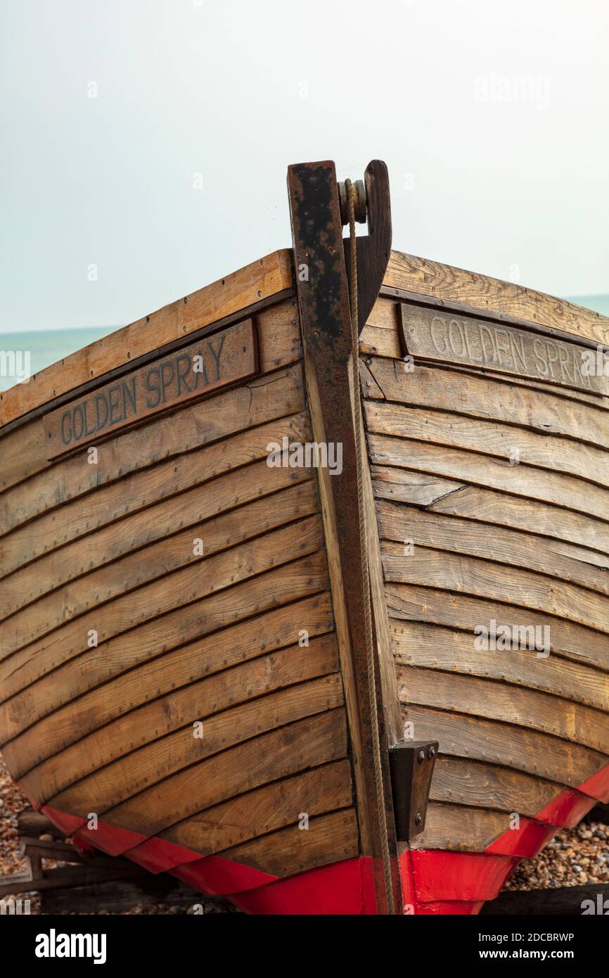 Wooden clinker built fishing boat hi-res stock photography and images ...