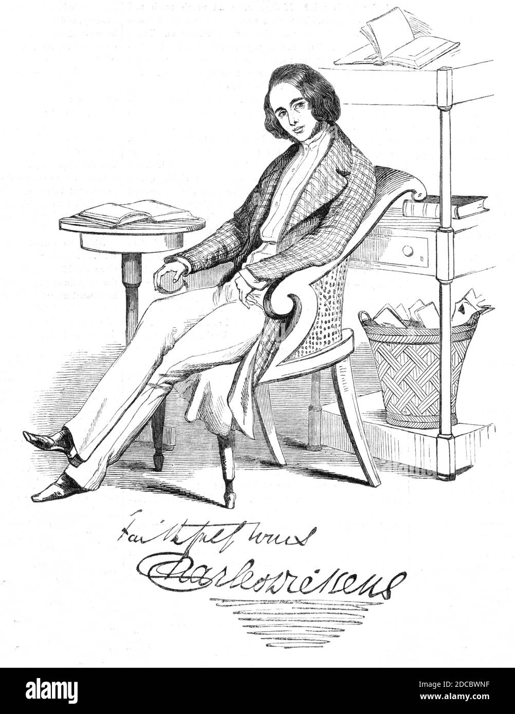 Charles Dickens, 1844. British author Dickens: 'It was in this the ...