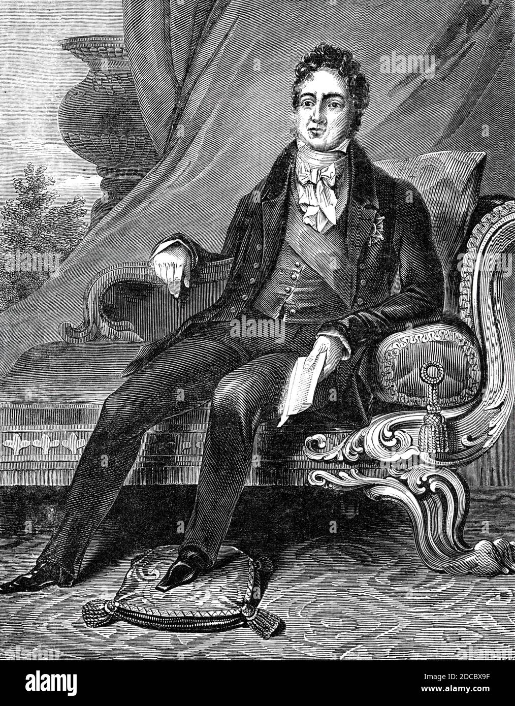 His Majesty King Louis Philippe, 1844. Portrait of the French king ...