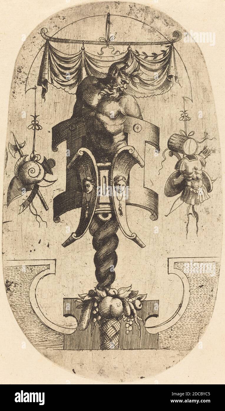 Jean Mignon, (artist), French, active 1543 - active c. 1545, Satyr ...