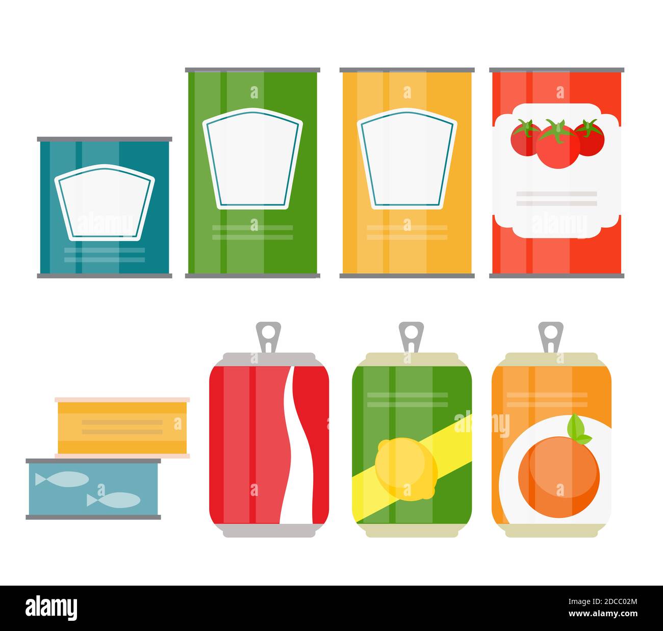 Set Of Cans High Resolution Stock Photography and Images - Alamy