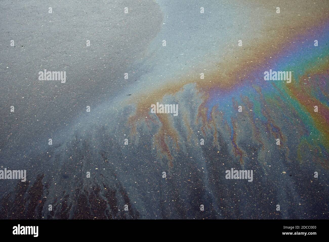 Beautiful abstract colorful background, texture, stains from engine oil ...