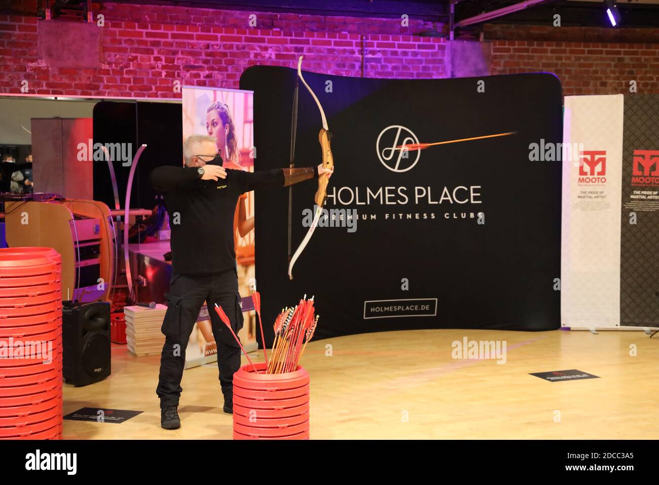 Peter Dubberstein beim GUINNESS WORLD RECORDS DAY 2020 in Holmes place ...