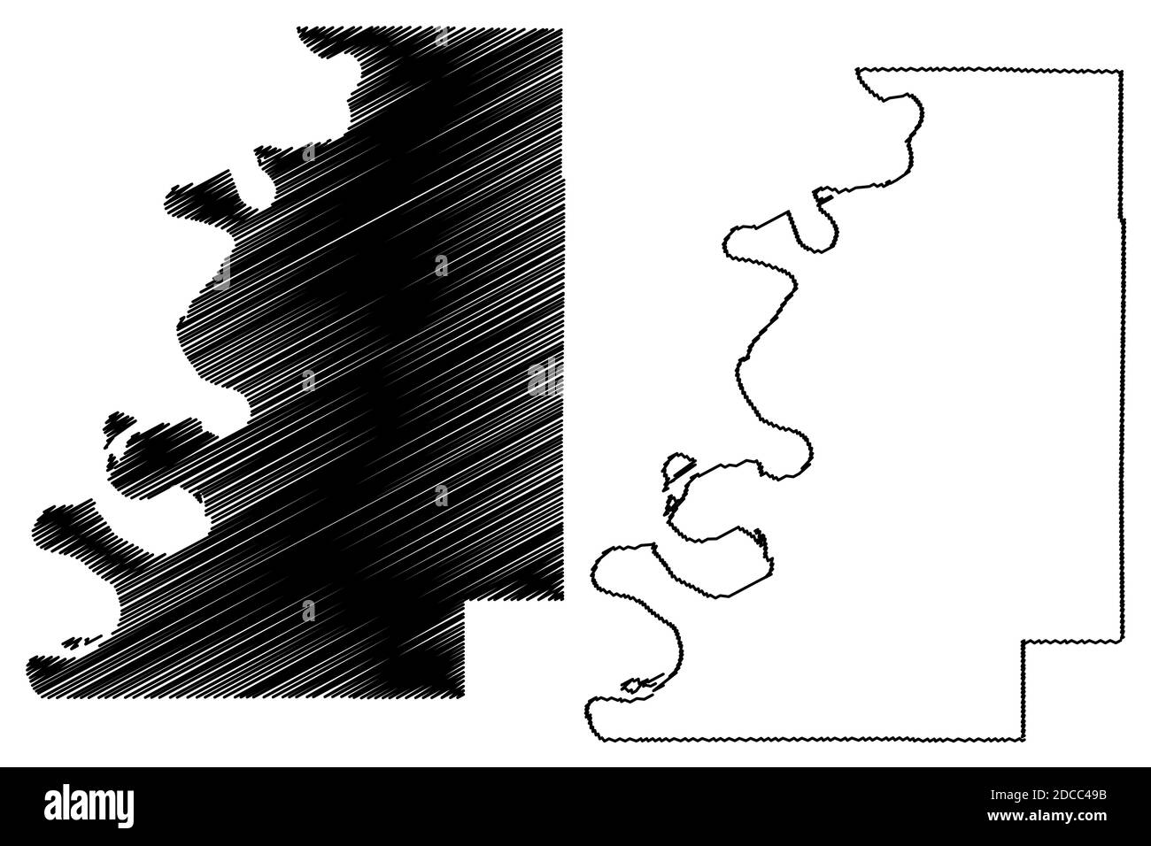 Bolivar County, Mississippi (U.S. county, United States of America, USA ...