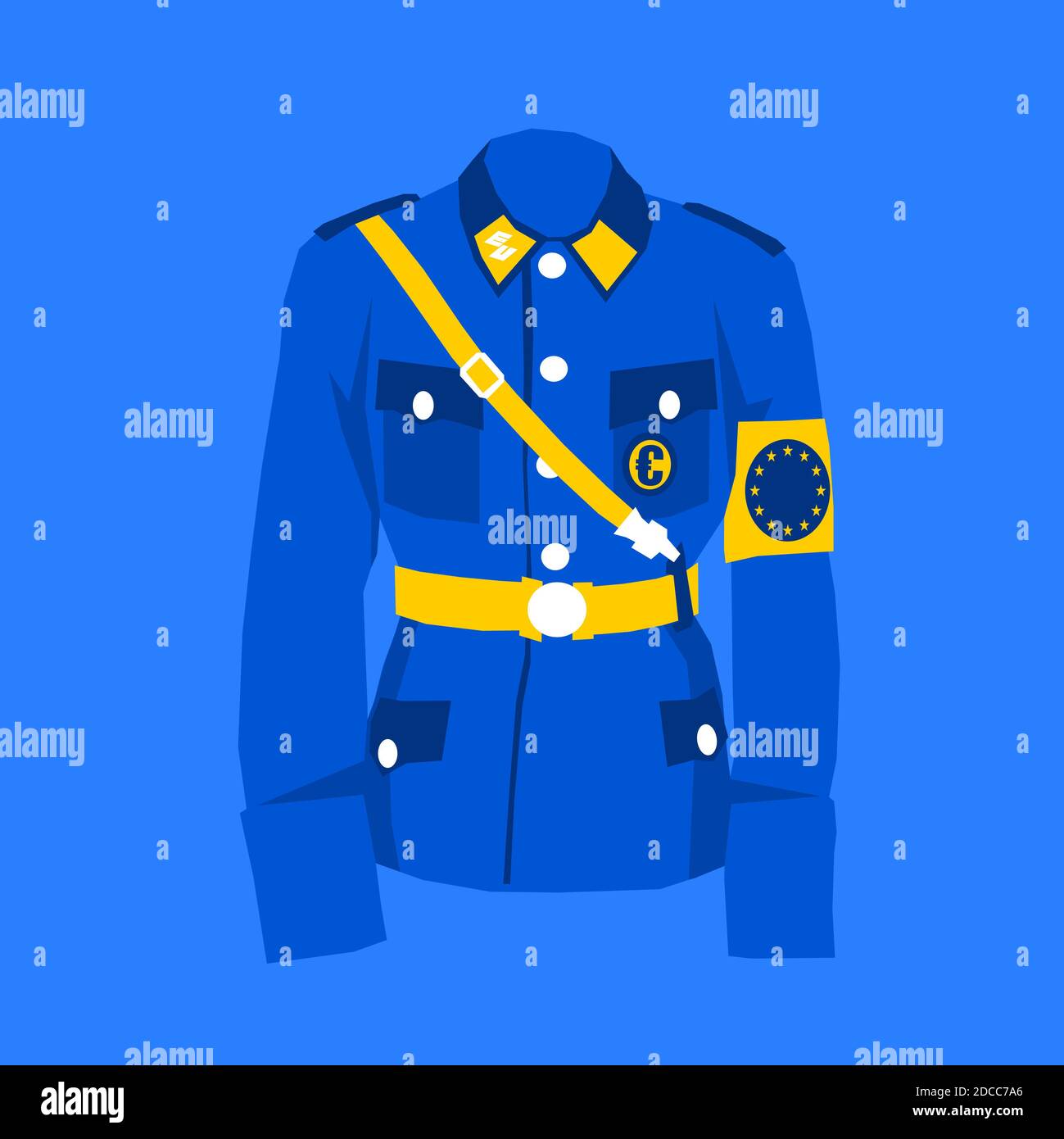 Uniform in colors of European Union as metaphor of EU and its ...