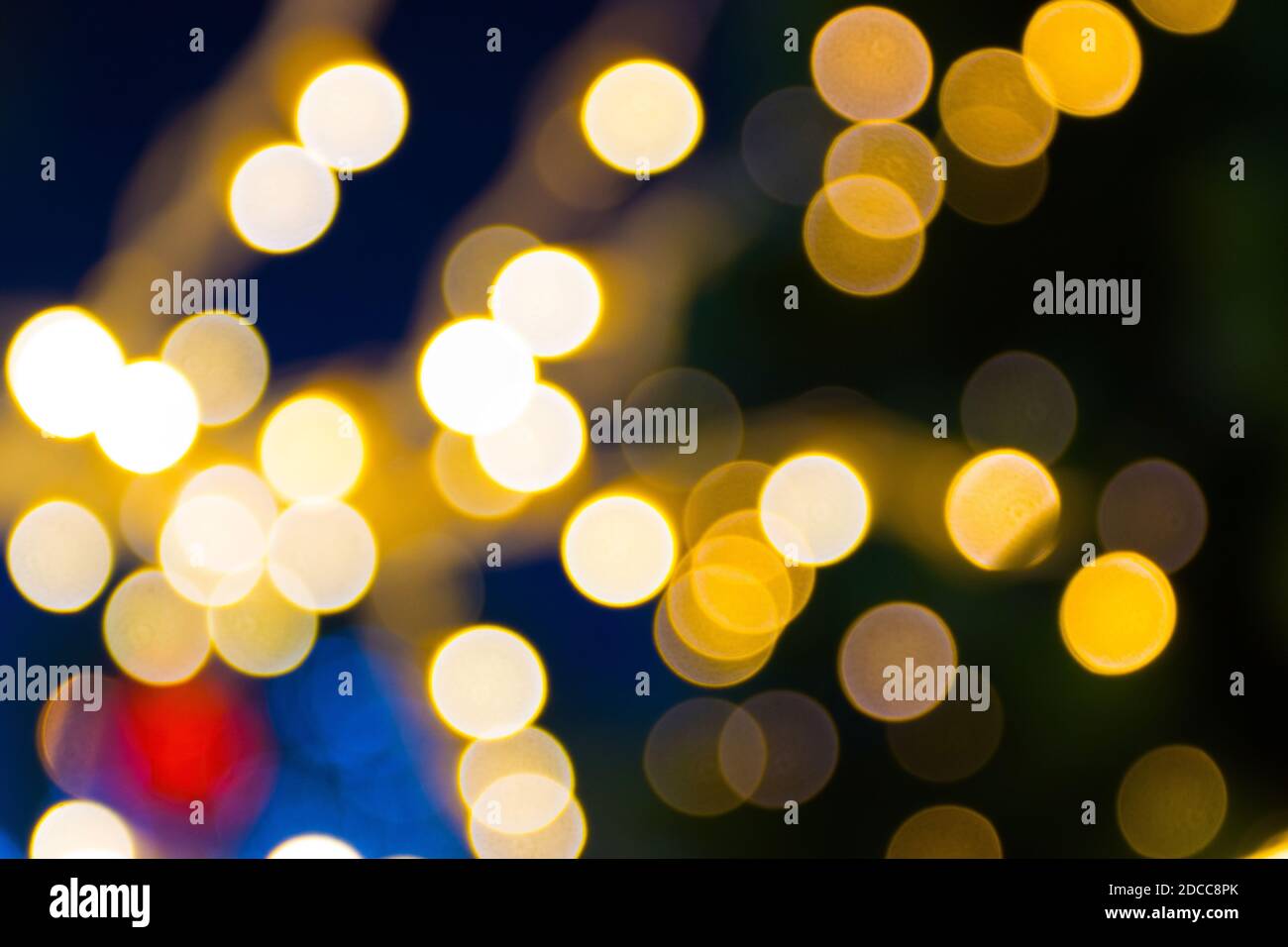 Blur - abstract bokeh circle string lights for background wallpaper ...