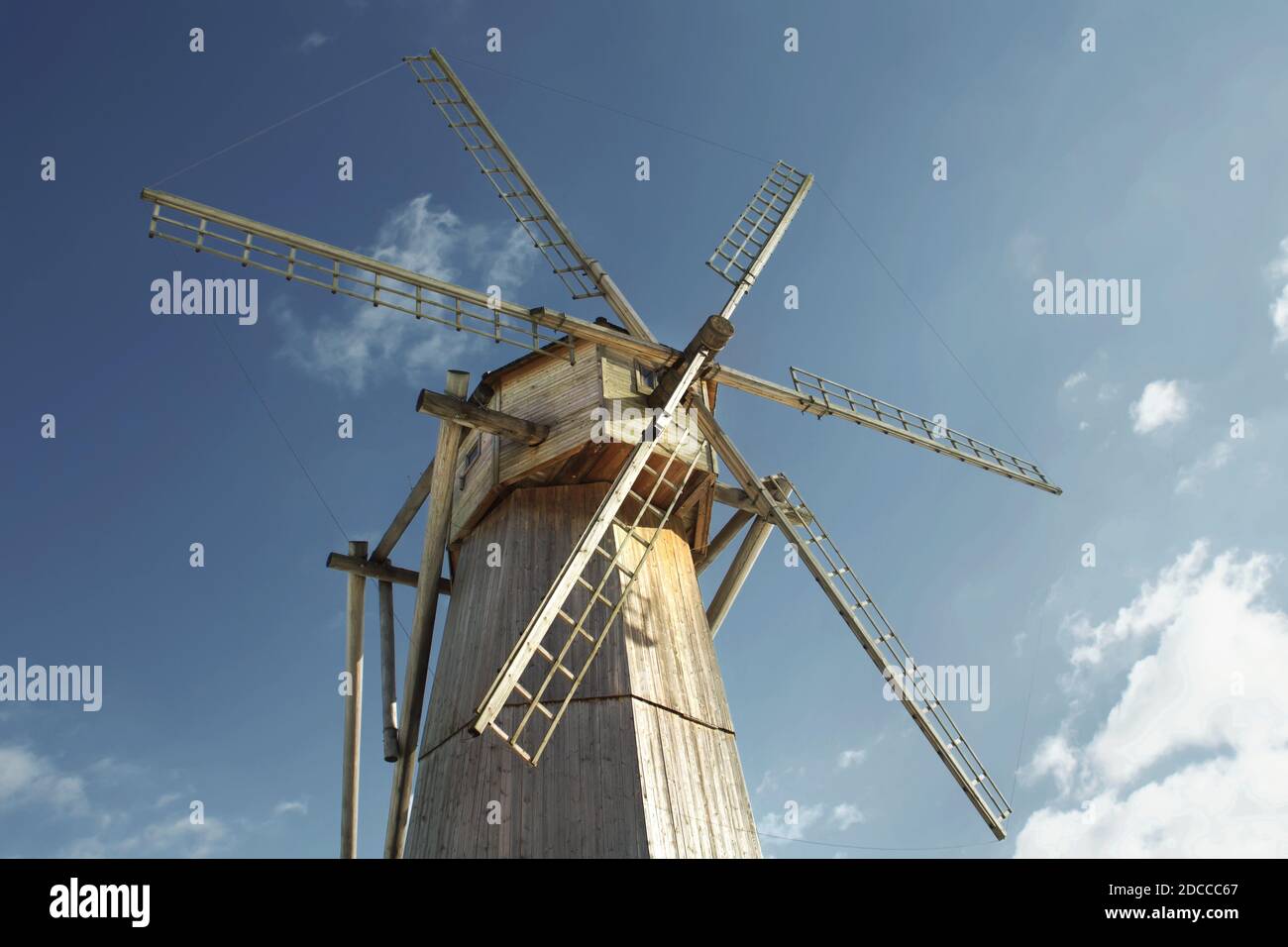 Blades old wooden windmill hi-res stock photography and images - Alamy
