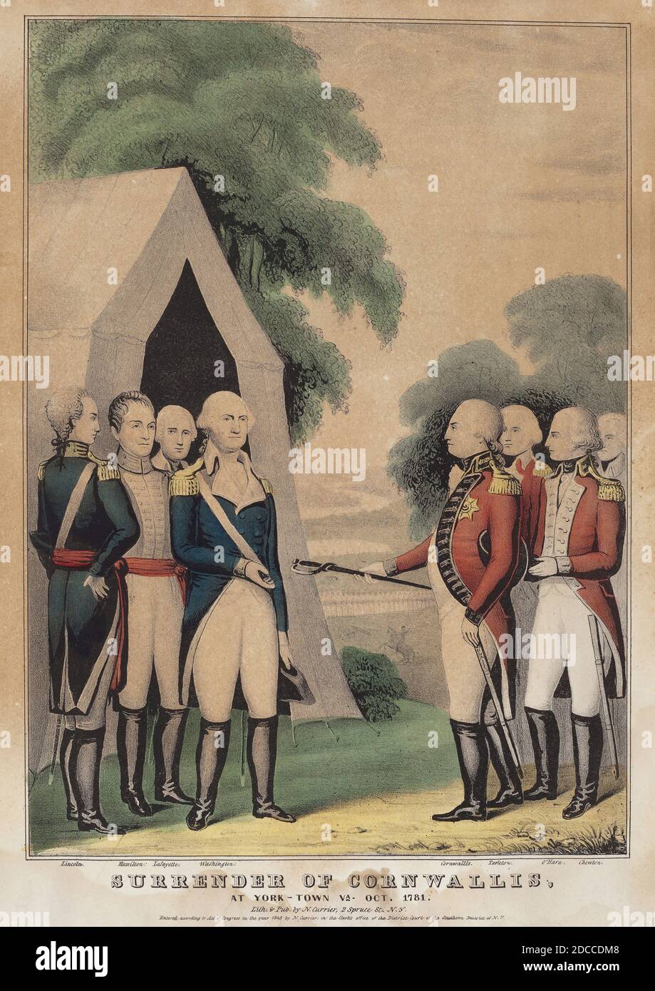 Surrender of cornwallis hi-res stock photography and images - Alamy