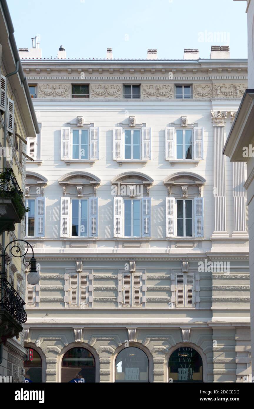 Trieste italian elegant building facade hi-res stock photography and ...