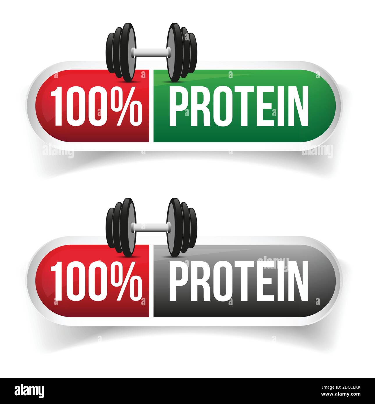 Protein powder drink Stock Vector Images - Alamy