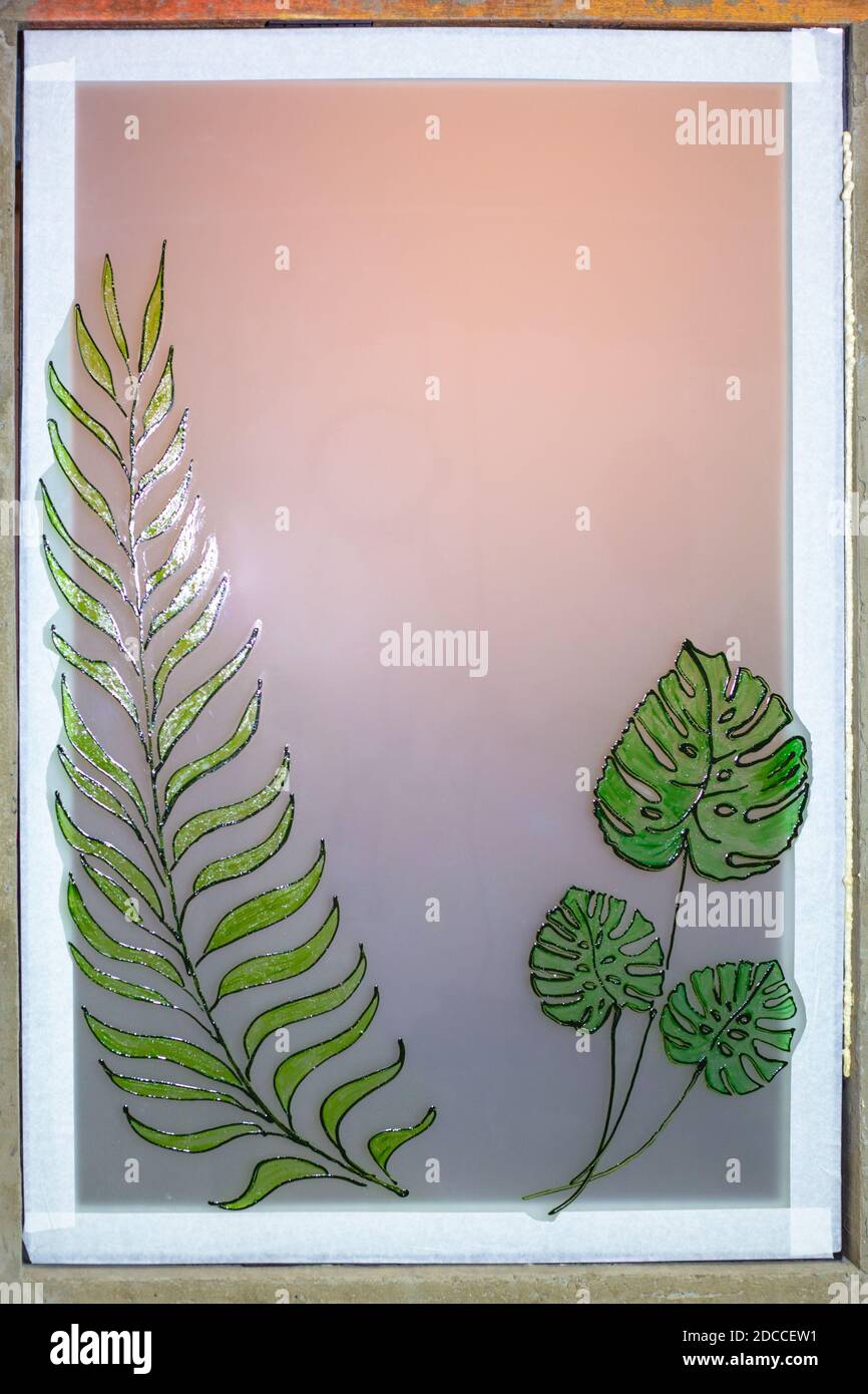 Stained glass window composition hi-res stock photography and images ...