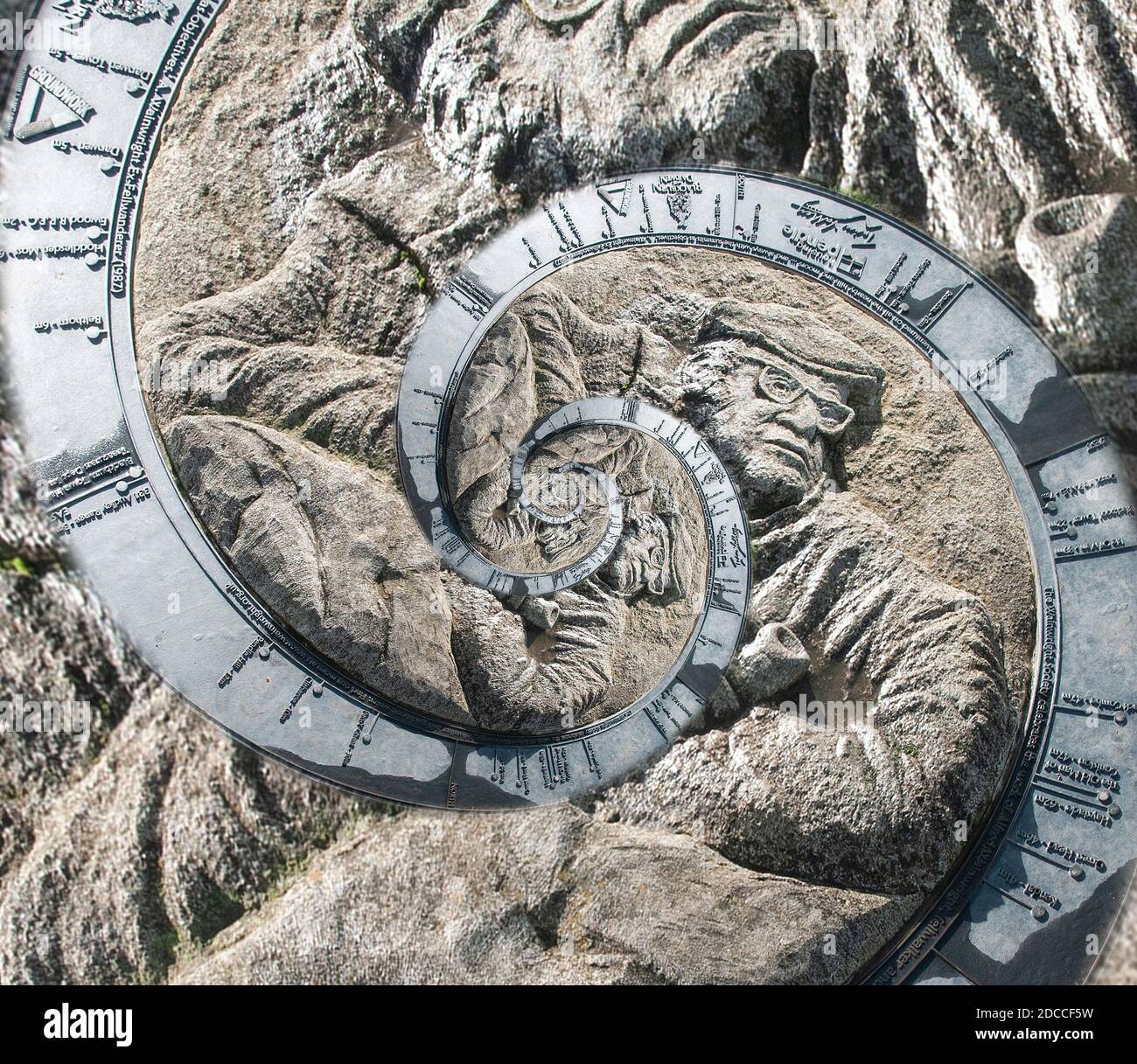 Around the UK - images with a twist. Abstract spherical distorted ...