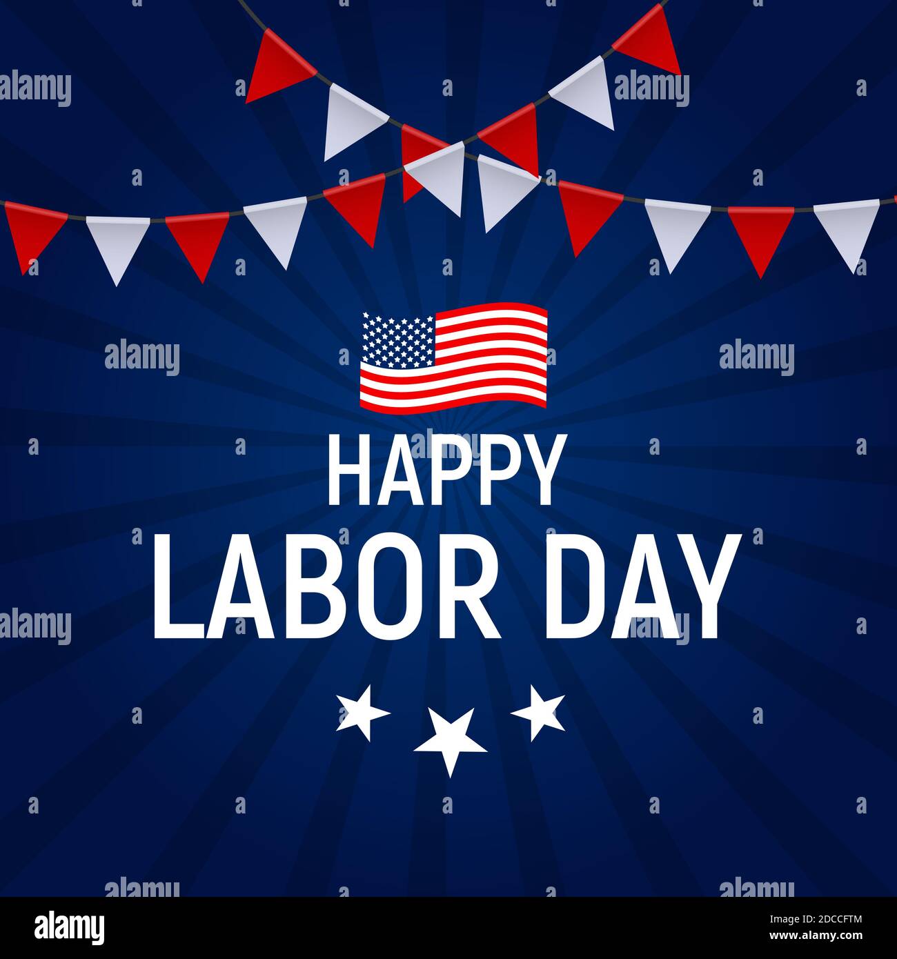 Labor Day in USA Poster Background. Illustration Stock Photo - Alamy