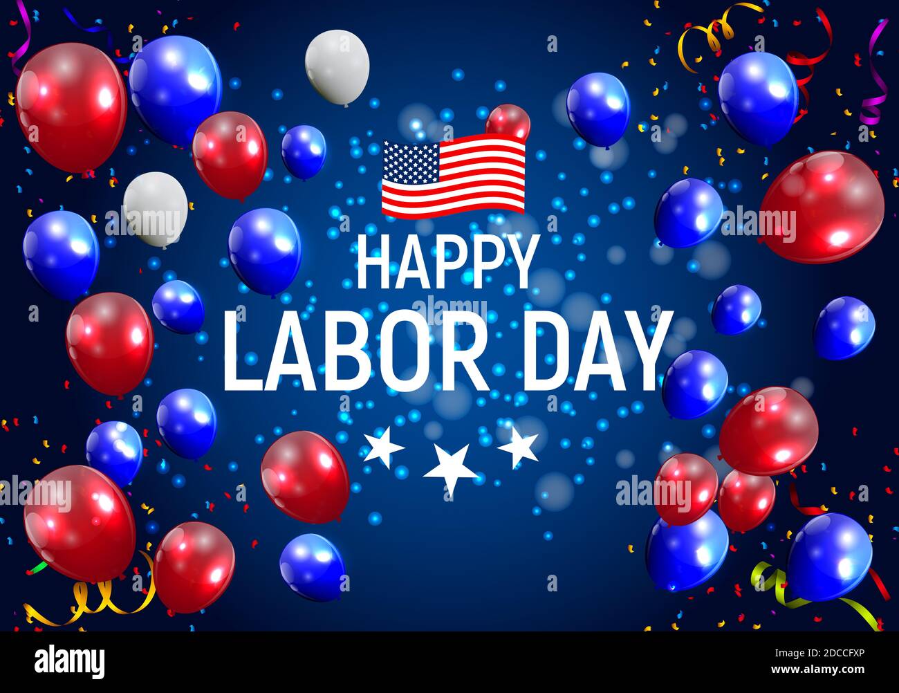 Labor Day in USA Poster Background. Illustration Stock Photo - Alamy