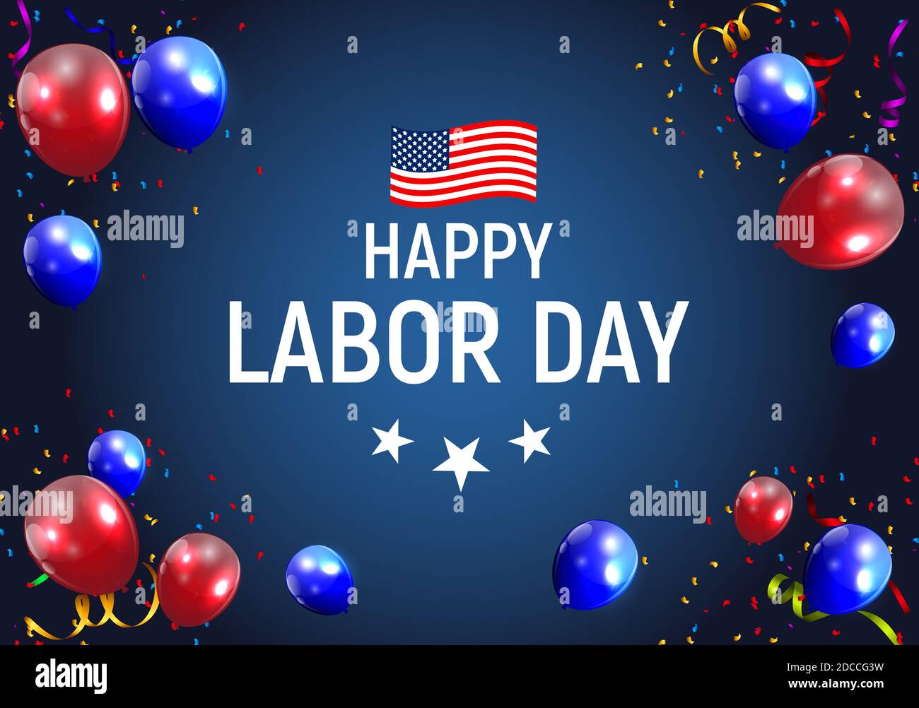 Labor Day in USA Poster Background. Illustration Stock Photo - Alamy