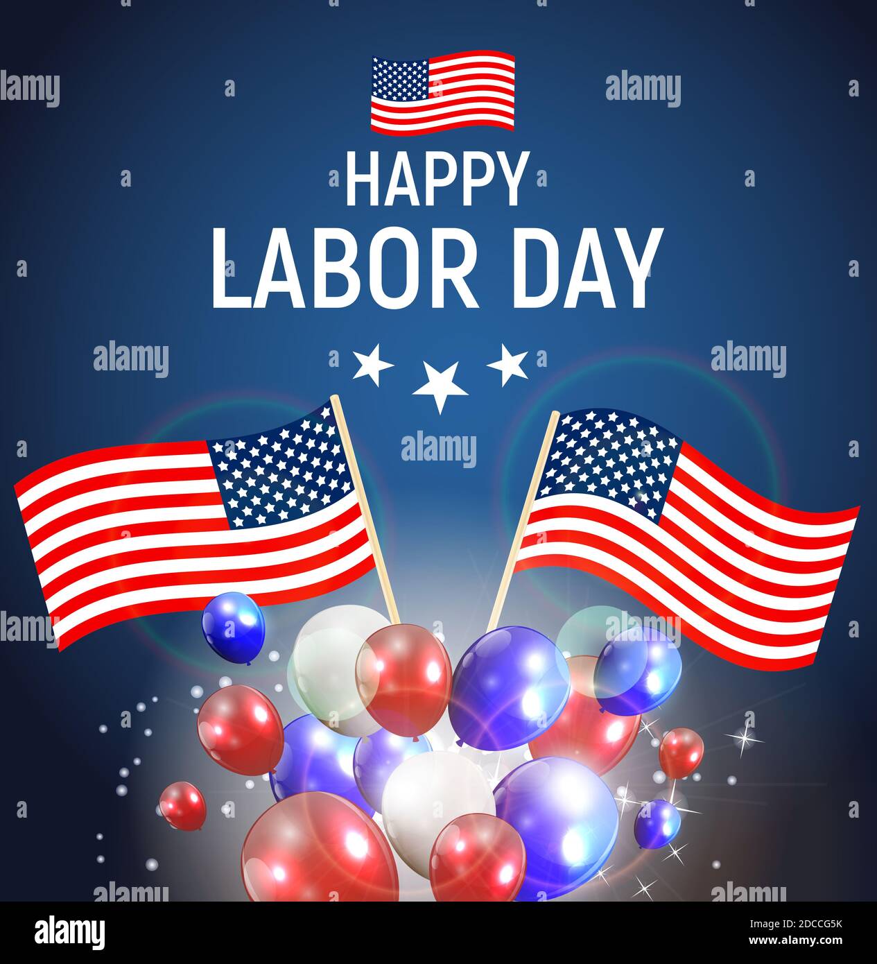 Labor Day in USA Poster Background. Illustration Stock Photo - Alamy