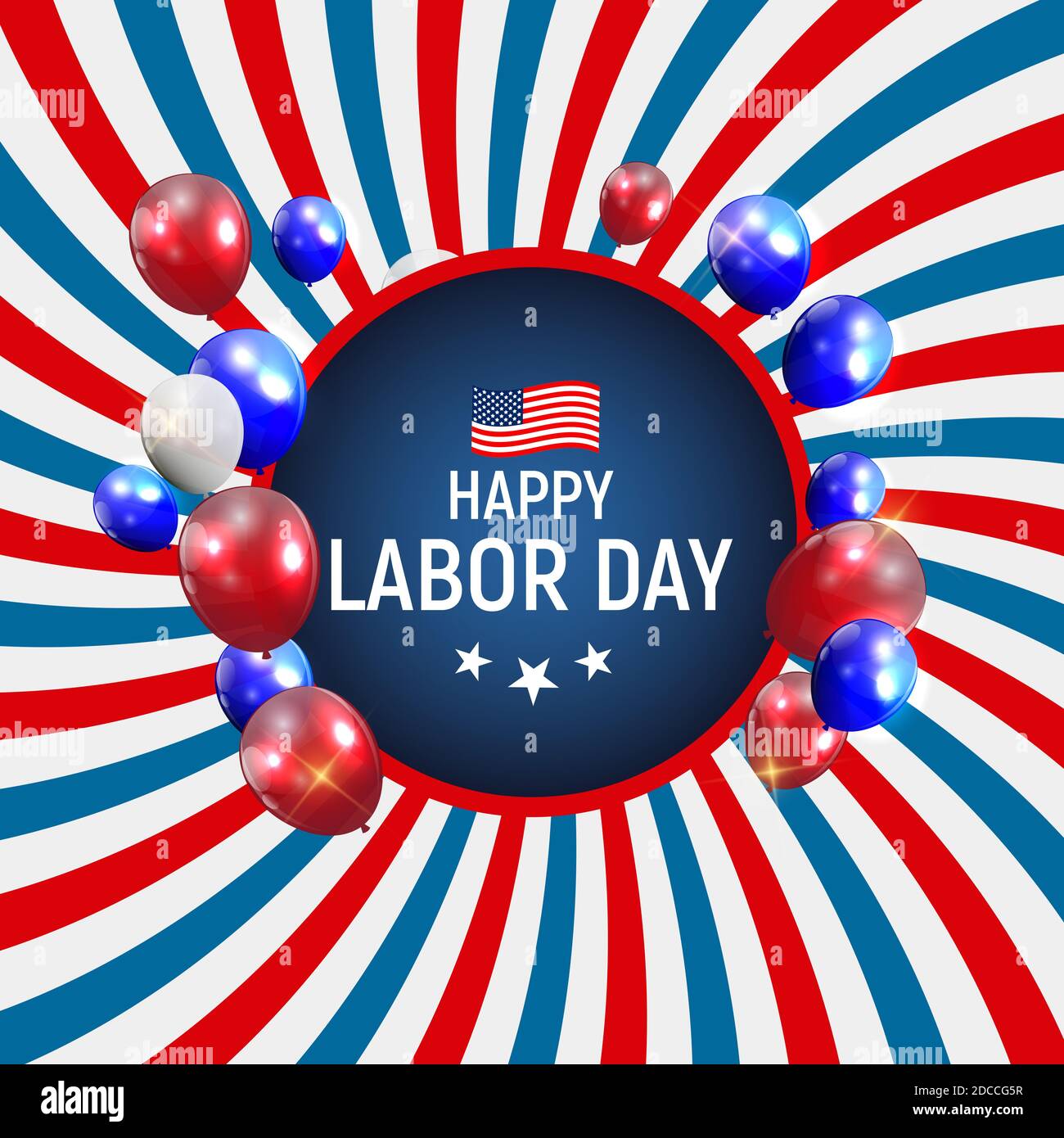 Labor Day in USA Poster Background. Illustration Stock Photo - Alamy