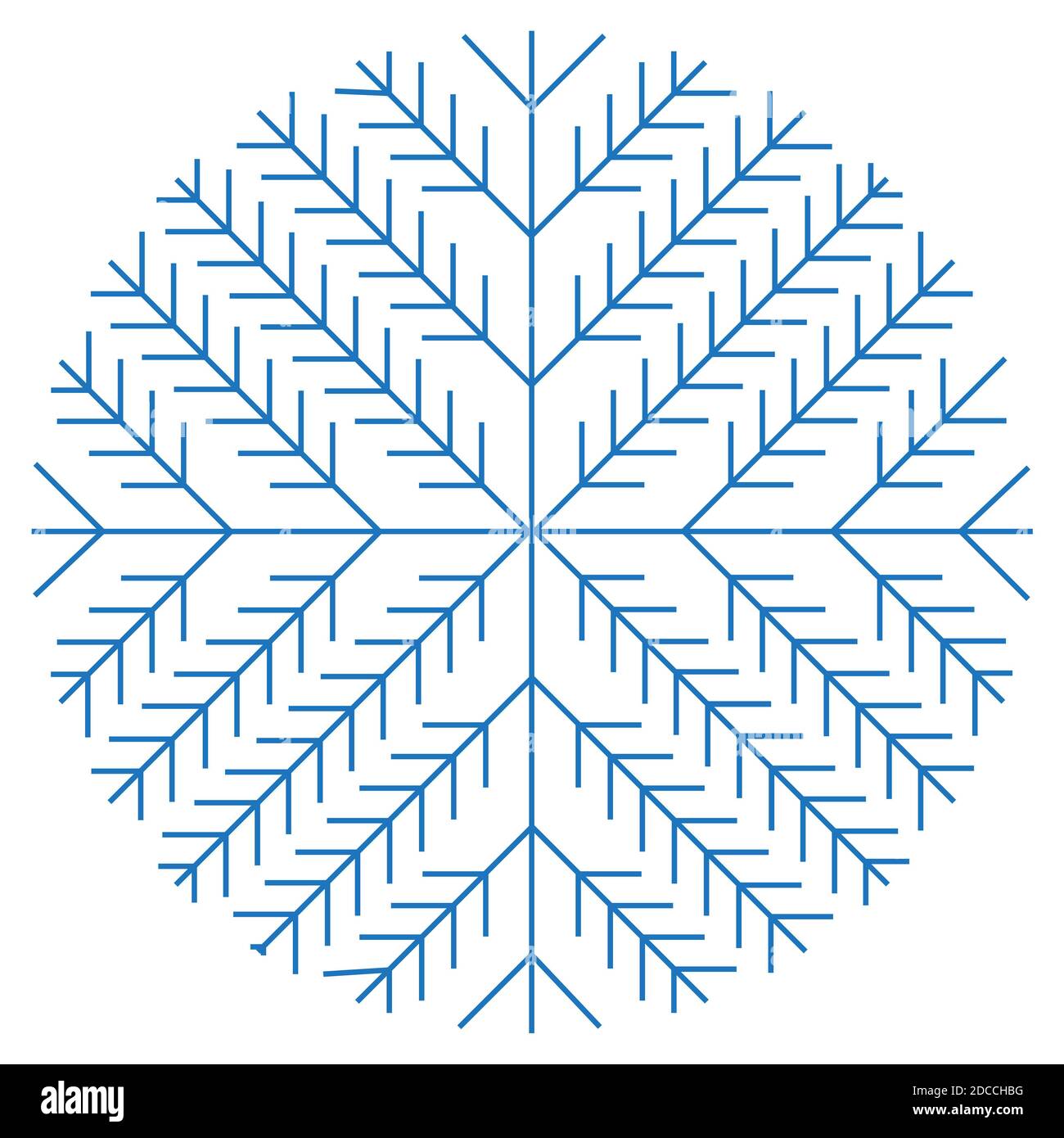 Flakes snow falling on Cut Out Stock Images & Pictures - Alamy