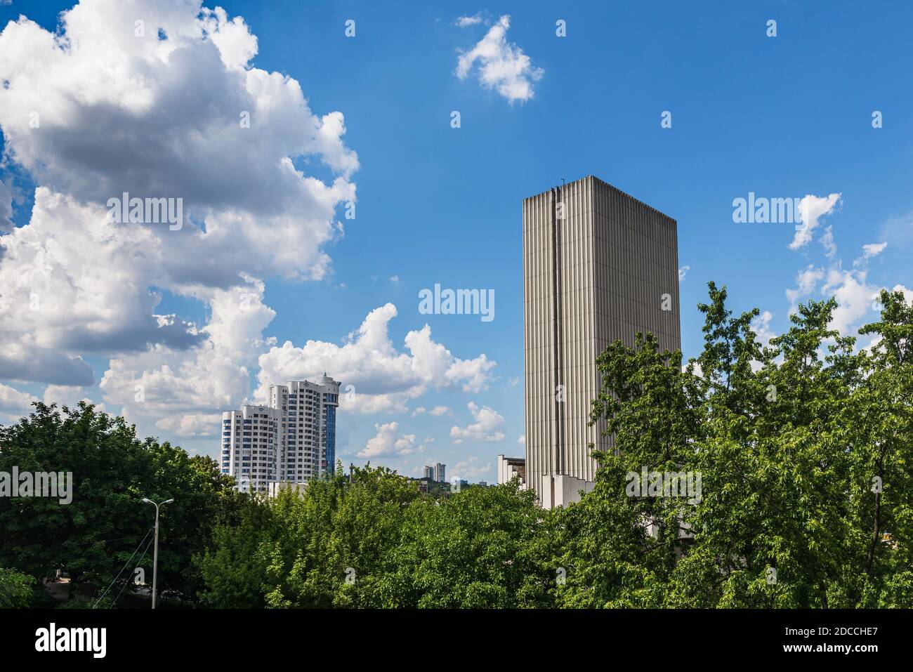 Kyiv, Ukraine - Jun 08, 2019: Building of Vernadsky National Library of ...