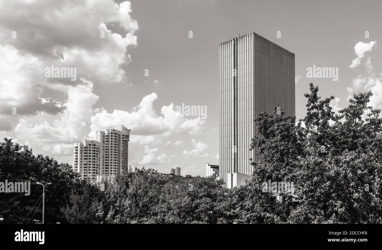 Kyiv, Ukraine - Jun 08, 2019: Building of Vernadsky National Library of ...
