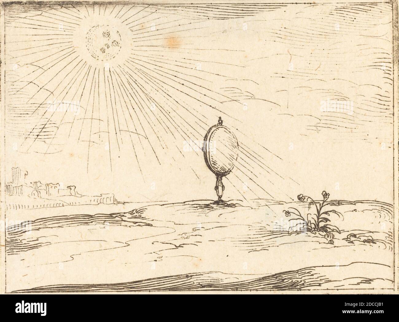 Jacques Callot, (artist), French, 1592 - 1635, Rays of the Sun, The ...