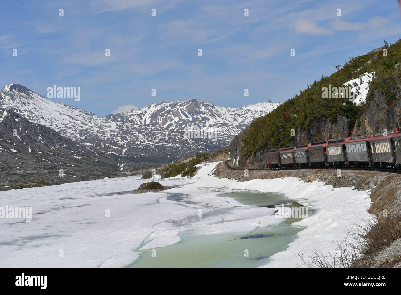 White pass and yukon route railroad hi-res stock photography and images ...