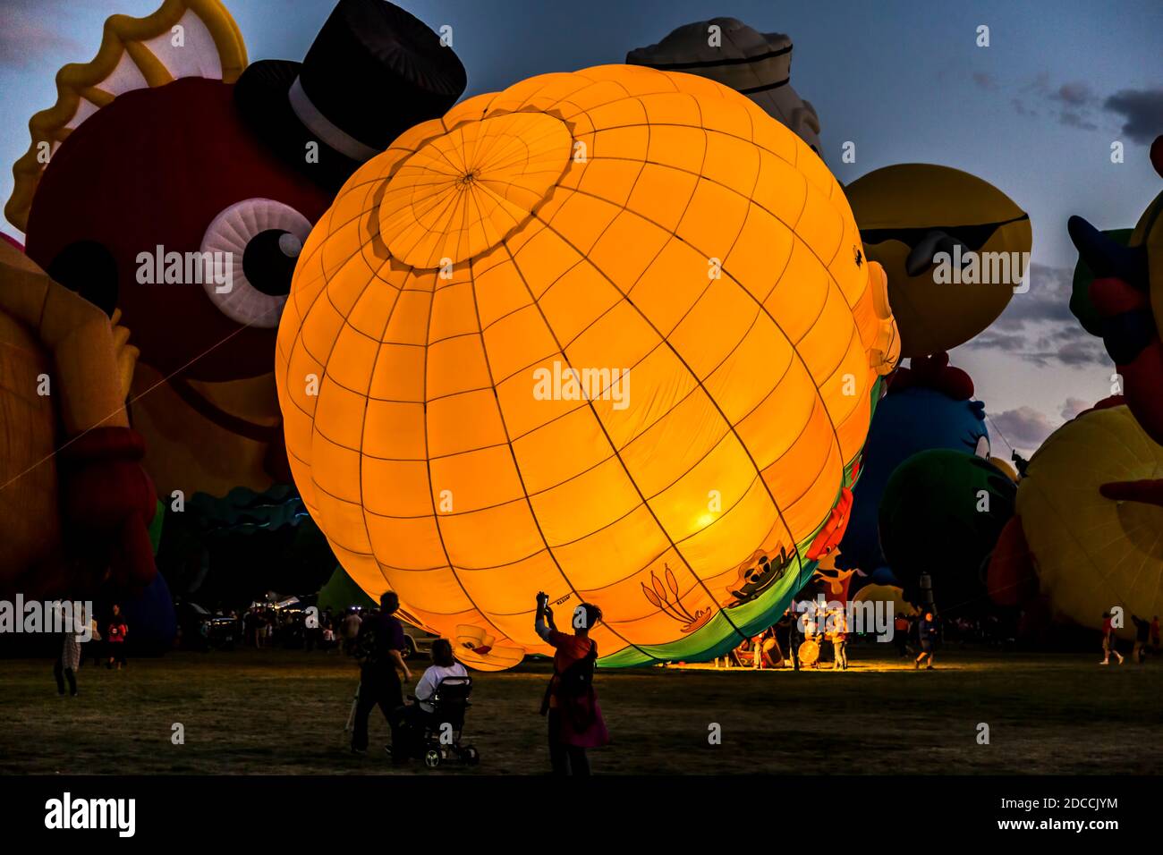 Balloon fiesta special shape balloons hi-res stock photography and ...