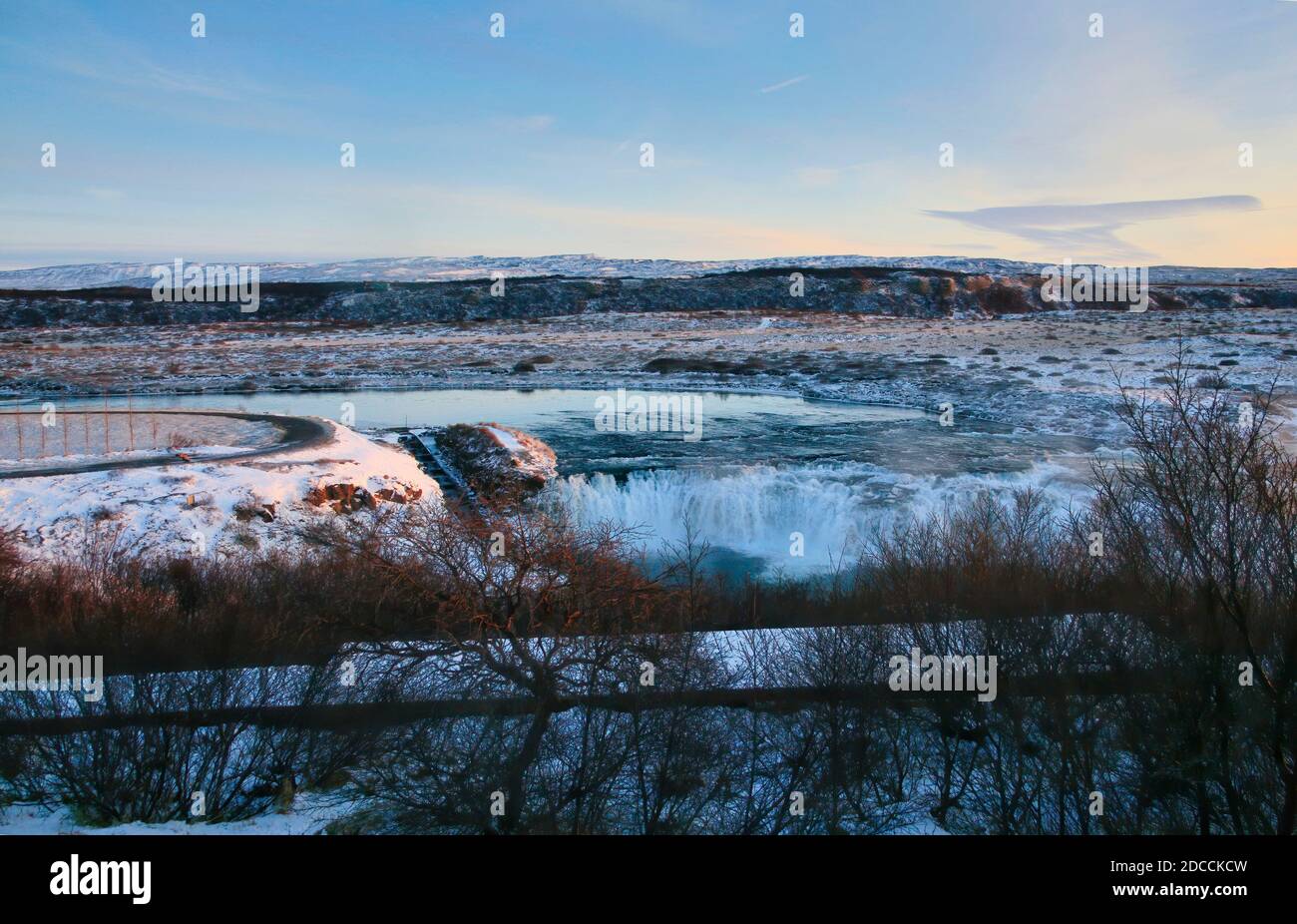 The Beautiful Waterfall Faxifoss in Iceland, Europe Stock Photo - Alamy