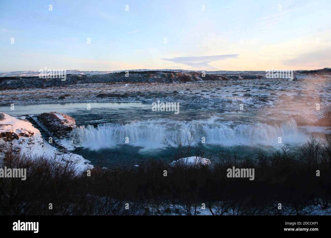 The Beautiful Waterfall Faxifoss in Iceland, Europe Stock Photo - Alamy