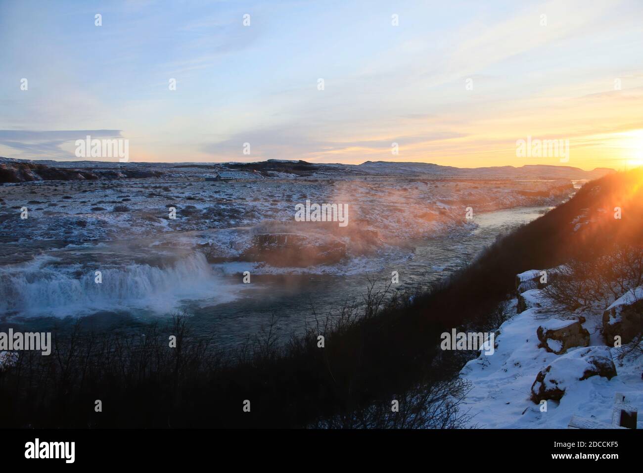The Beautiful Waterfall Faxifoss in Iceland, Europe Stock Photo - Alamy