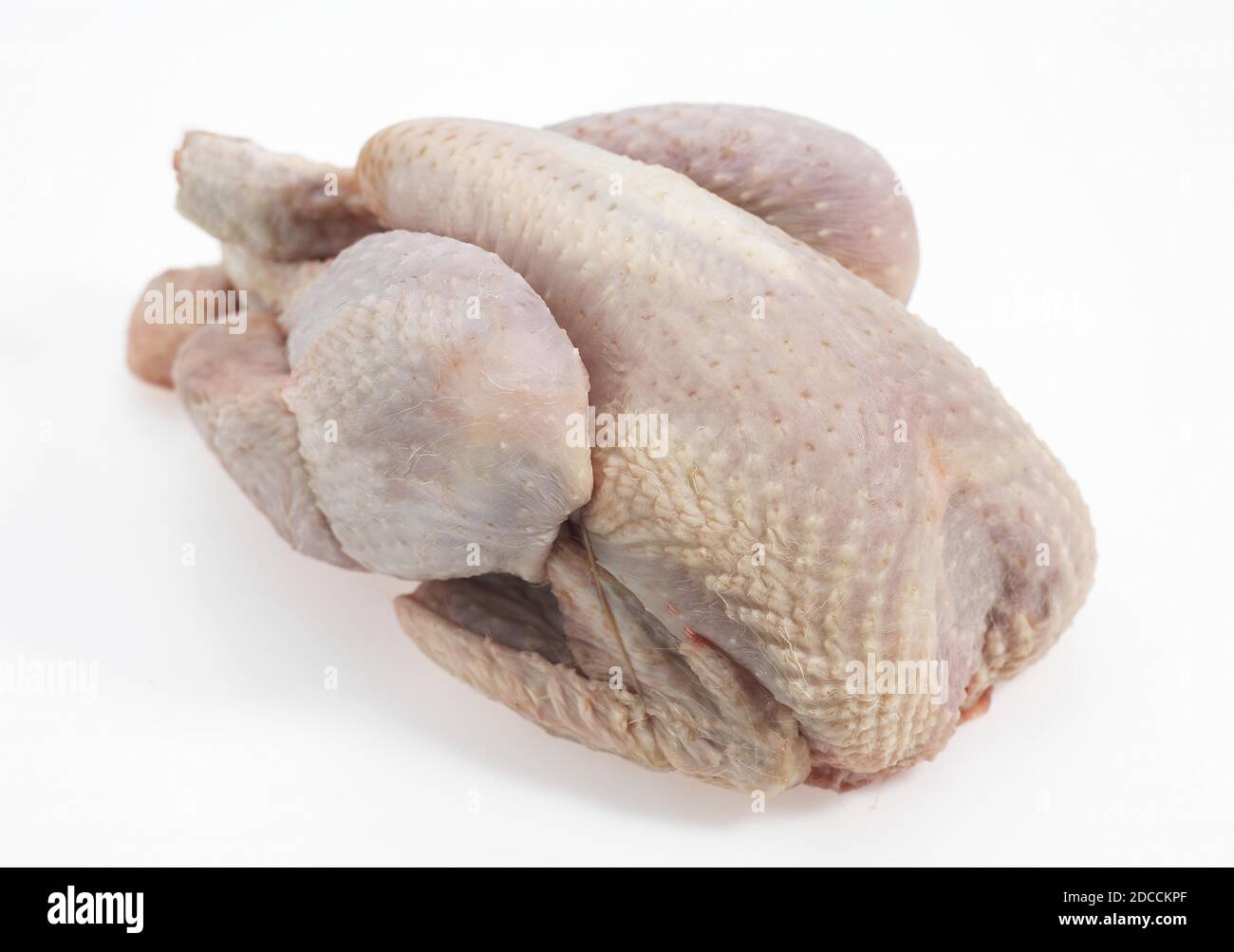 CHICKEN READY TO COOK AGAINST WHITE BACKGROUND Stock Photo - Alamy