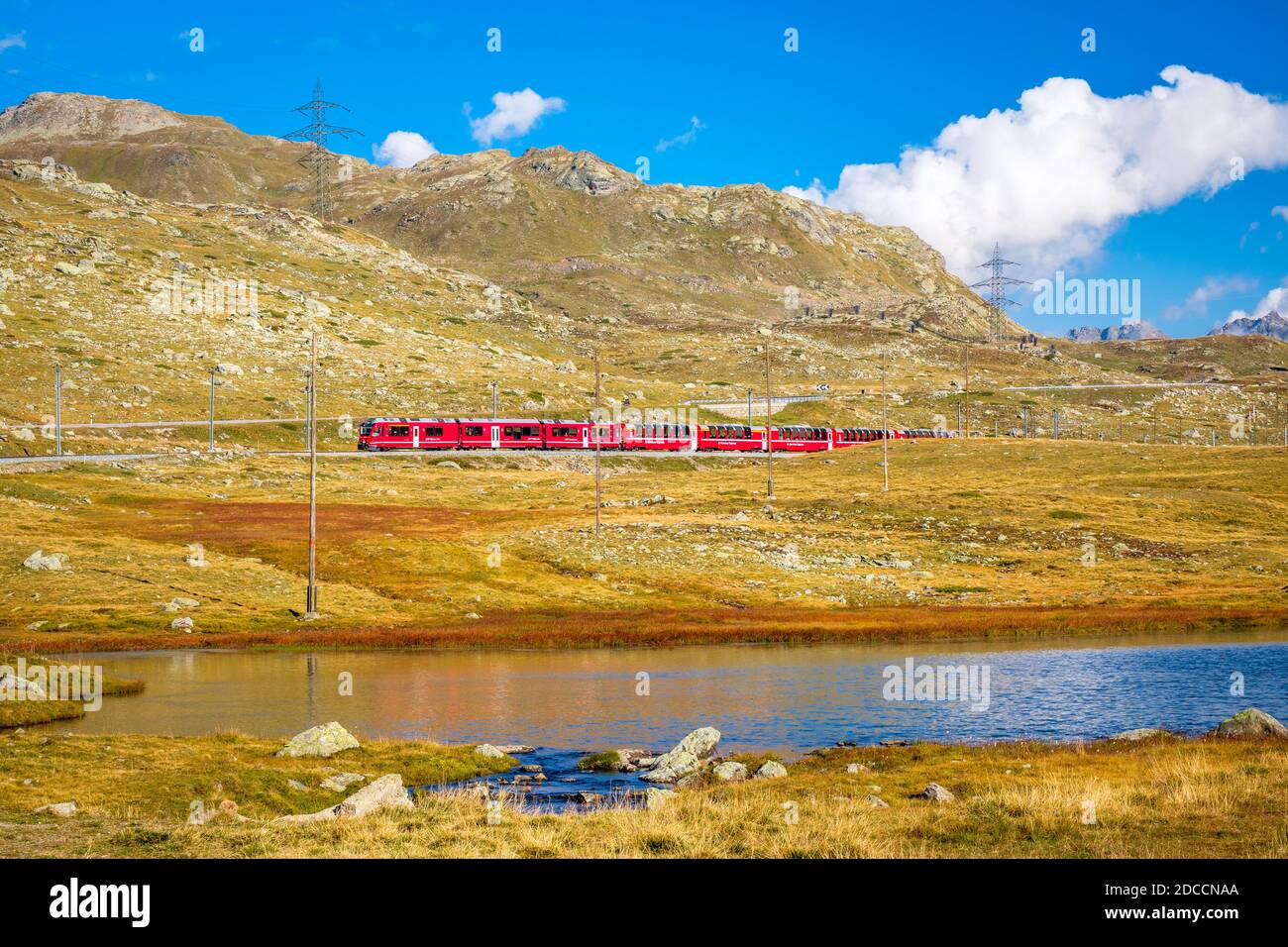 Bernina express train switzerland hi-res stock photography and images ...