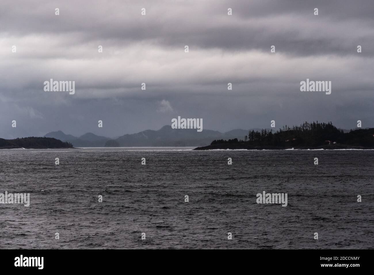 nature views from the cruise ship during the inside passage from Port ...