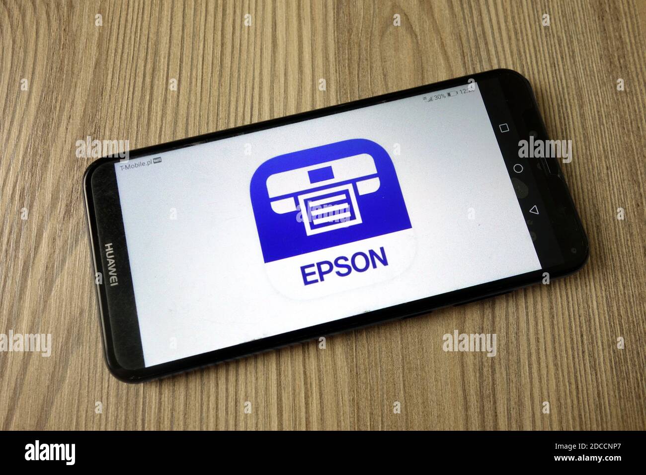 Epson logo hi-res stock photography and images - Alamy