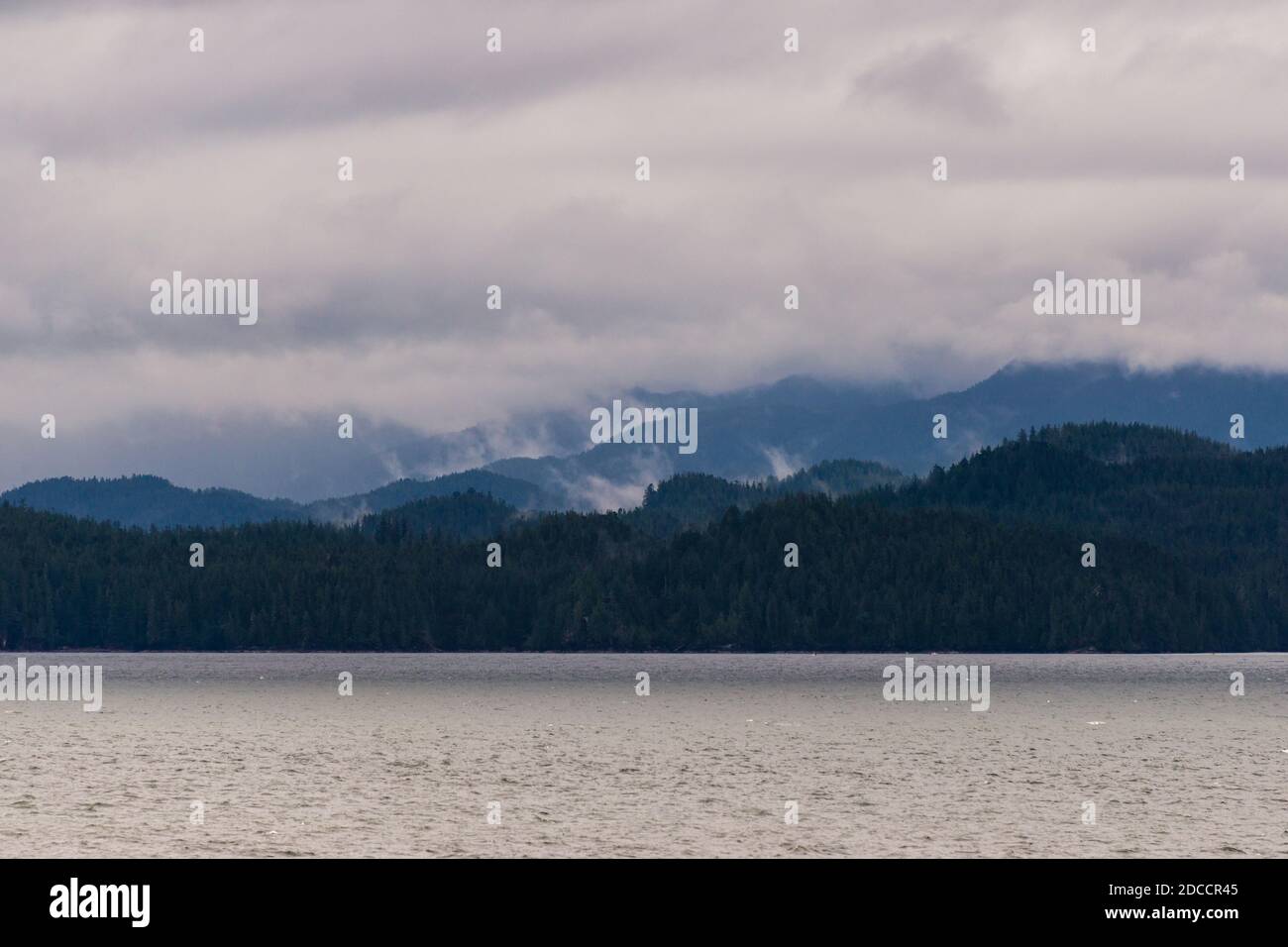 nature views from the cruise ship during the inside passage from Port ...