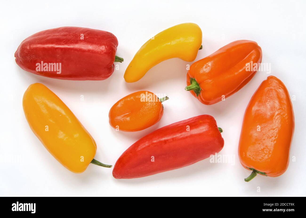 Group colorful hot peppers hi-res stock photography and images - Alamy