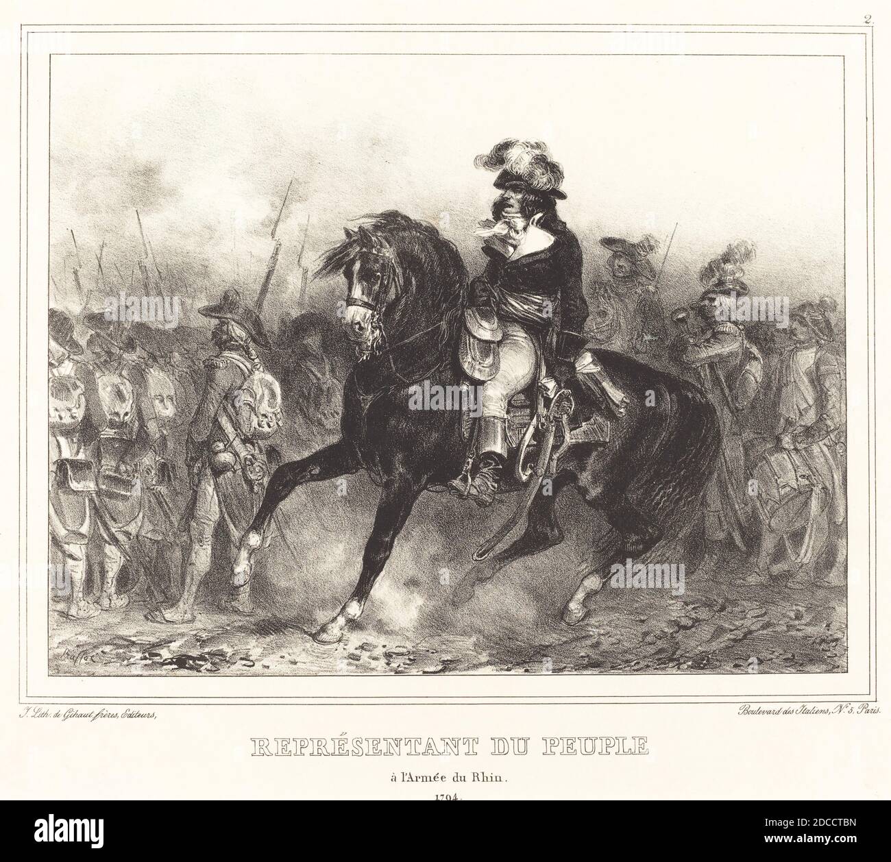 Auguste Raffet, (artist), French, 1804 - 1860, Representant du Peuple ...